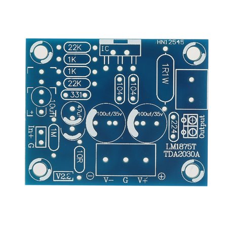 Power Board DIY Kit, LM1875T Double-Sided Circuit Board Reliable Power ...