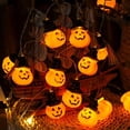 1pc LED Pumpkin Lantern String Lights - Vintage Halloween Decorations ...
