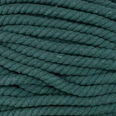 Super Soft 3 Strand Twisted Cotton Rope - Multiple Colors to Choose ...