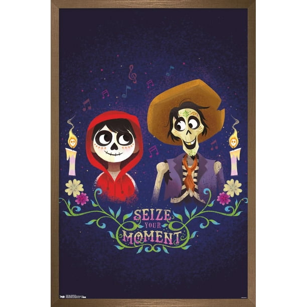 Disney Pixar Coco - Remember Me Wall Poster, 14.725" x 22.375", Framed ...