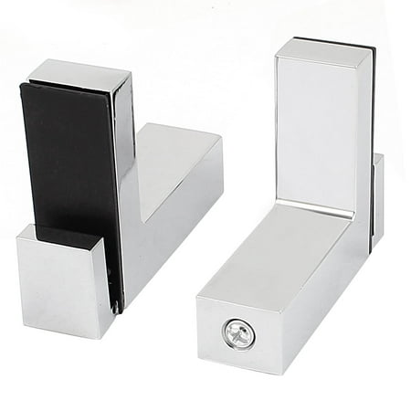 Polished Adjustable Glass Clamp Clips Bracket Grip Glass Holder 2 Pcs ...