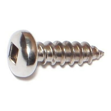 823466 No. 8 x 1 in. Flat Head Stainless Steel Sheet Metal Screw, 100 ...
