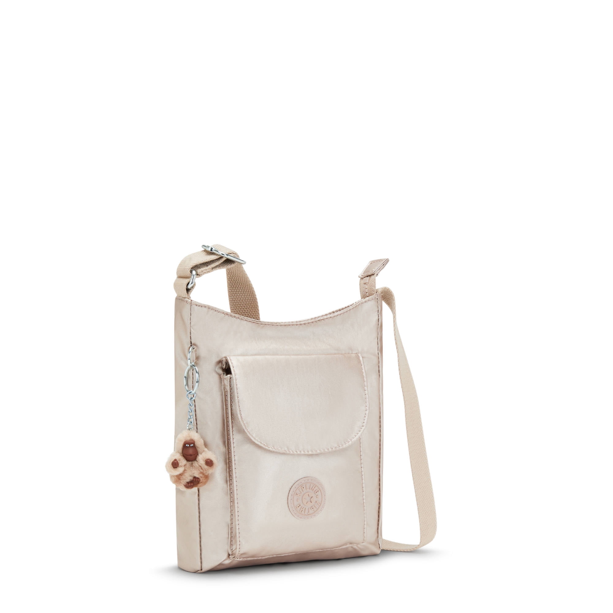 Buy Kipling Julieta Metallic Crossbody Bag Quartz Metallic Online at ...