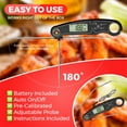 Juicy Goods Bluetooth Digital Meat Thermometer, Dual Probe ...