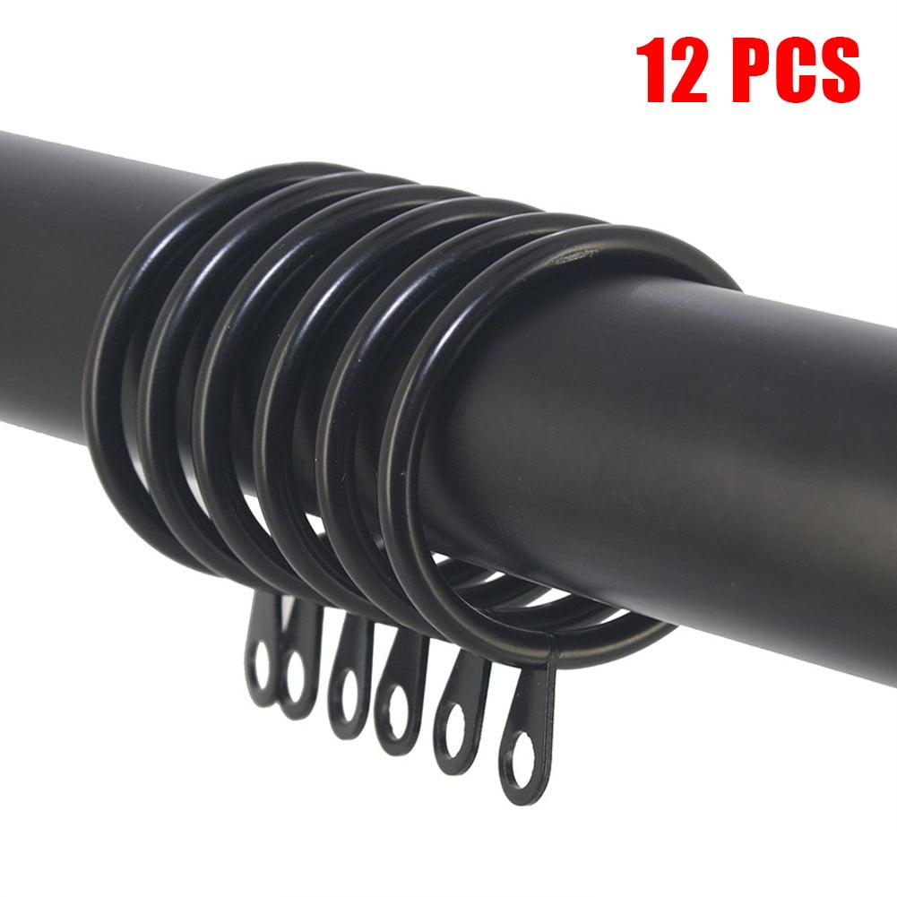 Gerich Metal Curtain Rings Hanging Hooks for Curtains Rods Pole Voile ...