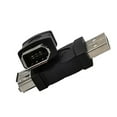 4Pcs Firewire IEEE 1394 6 Pin Female F to USB M Male Adaptor Converter ...