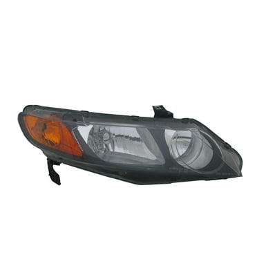 TYC 20-6734-91-1 Left Headlight Assembly for 2006-2011 Honda Civic ...