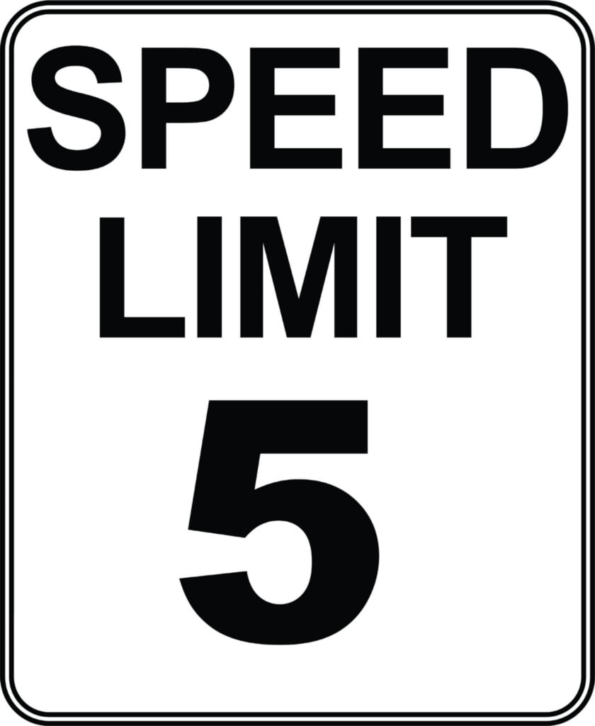 Home Wall Decals Speed Limit Road Bedroom Stickers DIY Removable ...