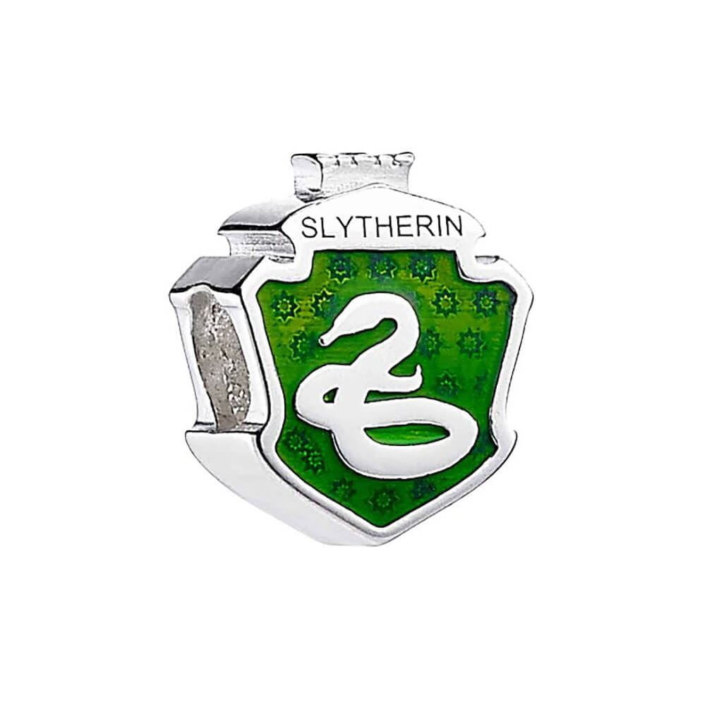 Harry Potter Sterling Silver Slytherin House Shield Spacer Bead ...