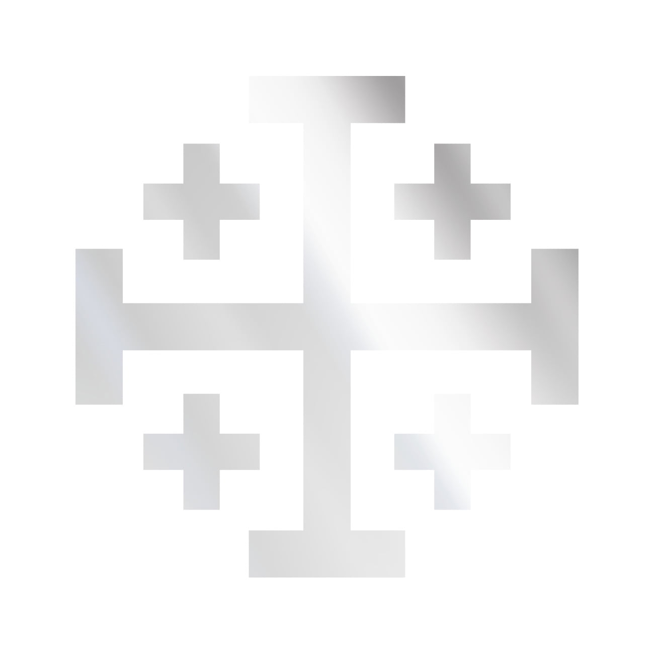 Jerusalem Cross Sticker Decal Die Cut - Self Adhesive Vinyl ...