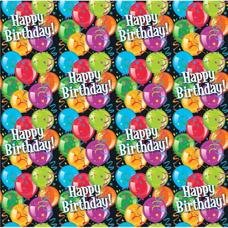 Bravo Birthday Wrapping Paper - Walmart.com