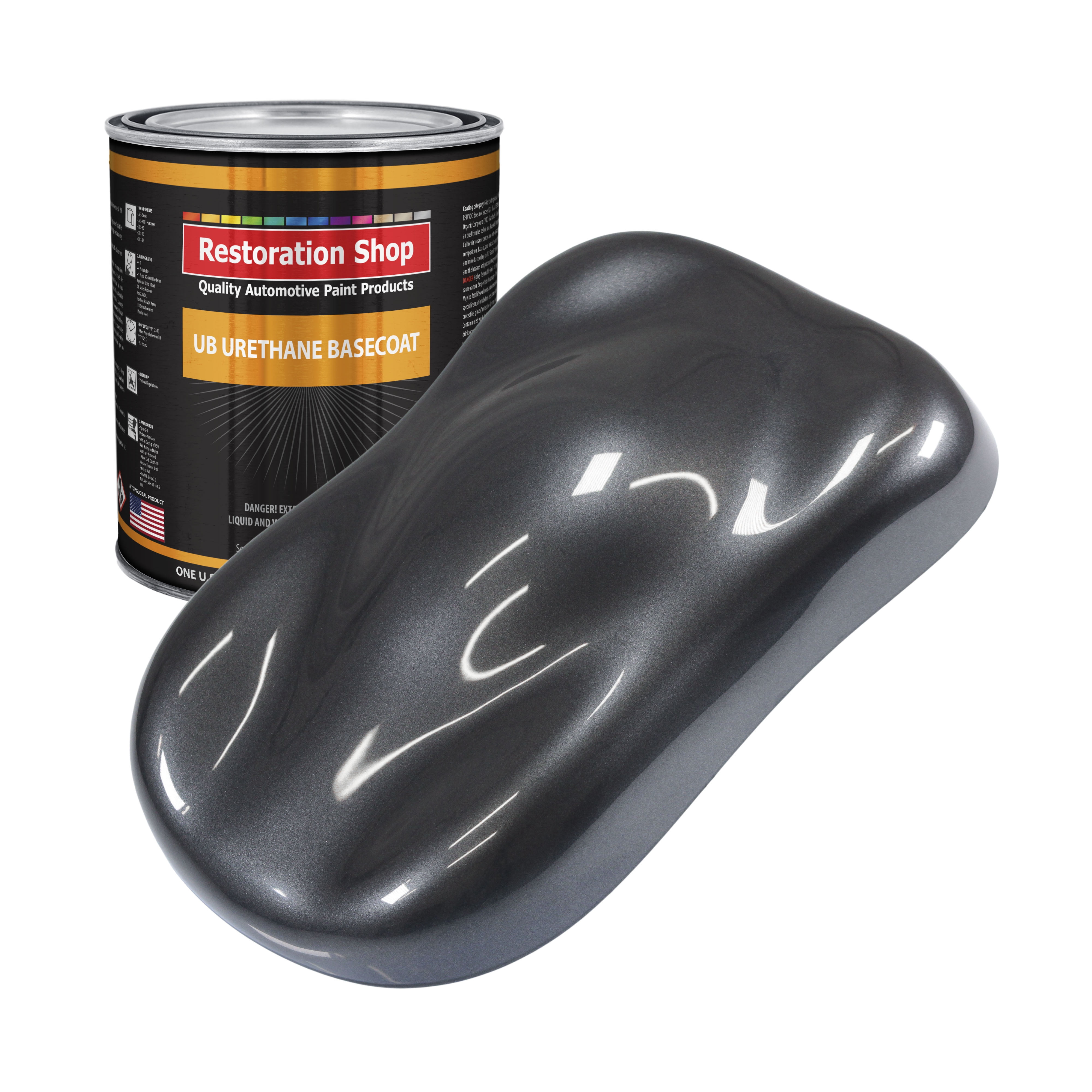Gunmetal Grey Metallic 1 Gallon URETHANE BASECOAT Car Auto Body Paint ... Gunmetal Grey Metallic 1 Gallon URETHANE BASECOAT Car Auto Body Paint ...