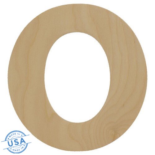 Wooden Number 0 Cutouts 8", Pack of 5 Wooden Numbers for Wall Decor ...