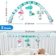 Ludolm Baby Stroller Arch Toys, Mobile for Bassinet Crib, Detachable ...
