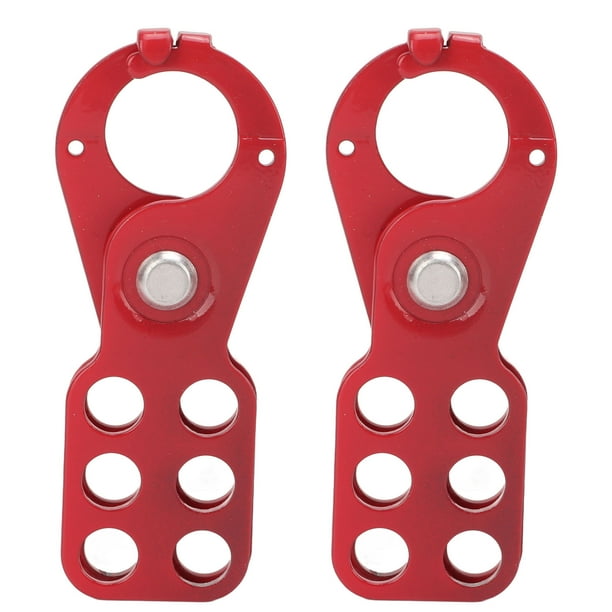 Padlock Hasp,6 Hole Lockout Tagout Lock Out Hasp Steel Lockout Hasp ...