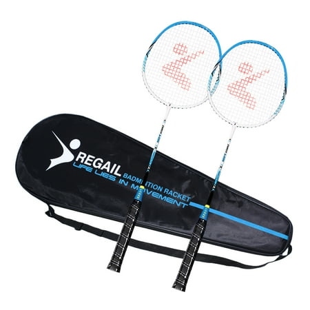 2 Player Badminton Racket Set Aluminum Indoor Outdoor Sports Practice ...