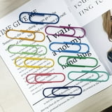 "Pen+Gear Assorted Color Giant Paper Clips, 10 Count, 4"" Large Office ...