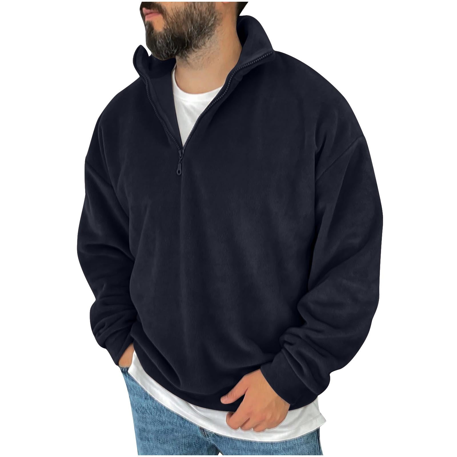 Click here for Shtxozhi Mens Quarter Zip Pullovers Long Sleeve Sh... prices