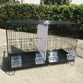 Stack & Lock Large Double Breeding Bird Cages, Lot of 4, with Wire ...