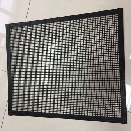 BBQ Mesh Grill Mat Non Stick Barbecue Cooking Mesh Mats PTFE Baking ...