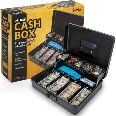 Sparco All-Steel Cash Box with Latch Lock - Walmart.com