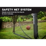 Silverback Basketball Yard Guard Net Rebounder with Foldable Net and ...
