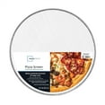 Mainstays Uncoated 16" Stainless Steel Pizza Pan Screen, Crisper, Large ...