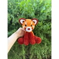 Crochet Sitting Red Panda Amigurumi Pattern, Cute Jungle Animal Design ...