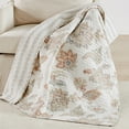 Levtex Home Selesta Blush Floral Throw Quilt and Sham - Blush Taupe ...