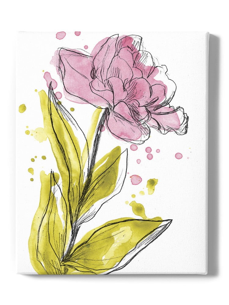 Spring Flower Wrapped Canvas -June Erica Vess Designs, - Walmart.com