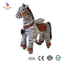 TODDLER TOYS Zebra Pony Rocking Cycle Horse Ride On Giddy Up Cowboy ...