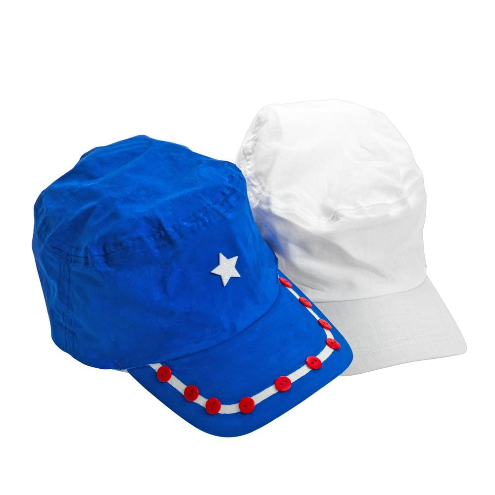 Colorations? White Painter's Caps - Set of 12 - Walmart.com