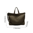 Anckoeil Large Capacity Canvas Tote Bag, Multi-use Shoulder & Crossbody ...