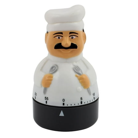 2.3x2.3x4-Inch 60 Minute Mechanical Kitchen Timers Chef Design ...