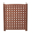 Air Conditioner Fence Screen Outside with 3 Panels, U-Shaped ...