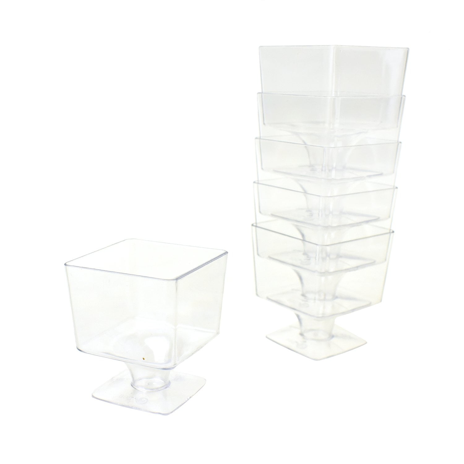 Mini Square Dessert Cup, 1-3/4-Inch, 14-Count - Walmart.com