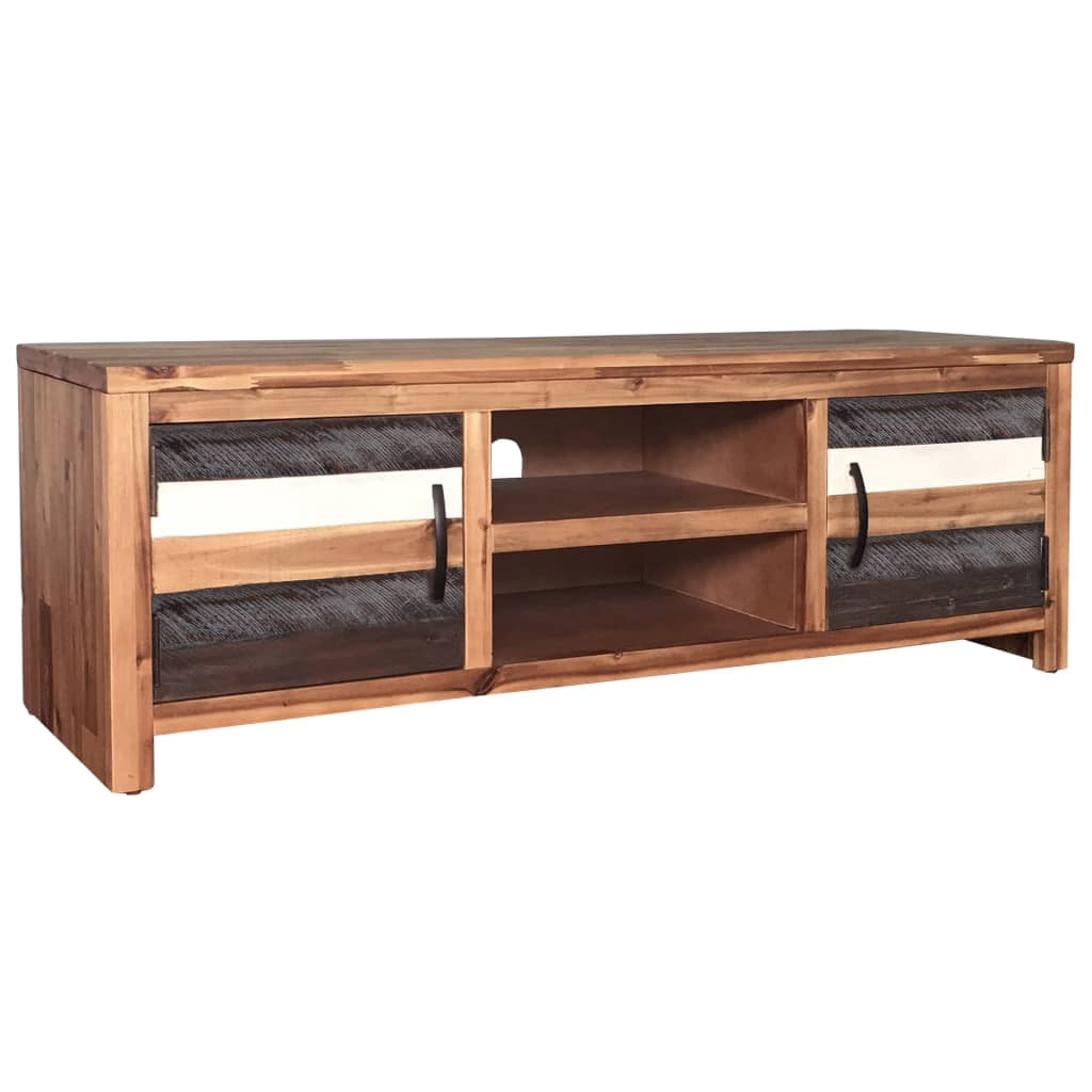 vidaXL TV Stand Solid Wood Acacia 47.2"x13.8"x15.7" - Walmart.com