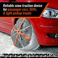 AutoSock 698, Snow Socks for Cars, SUVs, & Pickups, Easy to Use Tire ...