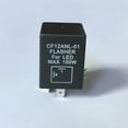 12V LED 2 Pin Electronic Flasher for Car and Motorcycle Turn Signal ...