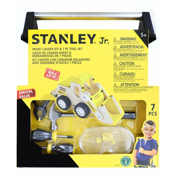 Stanley Jr. 7 Piece Tool Set | Real Tools for Kids - Walmart.com