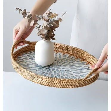 Oriental Furniture Rosewood Tea Tray - Walmart.com