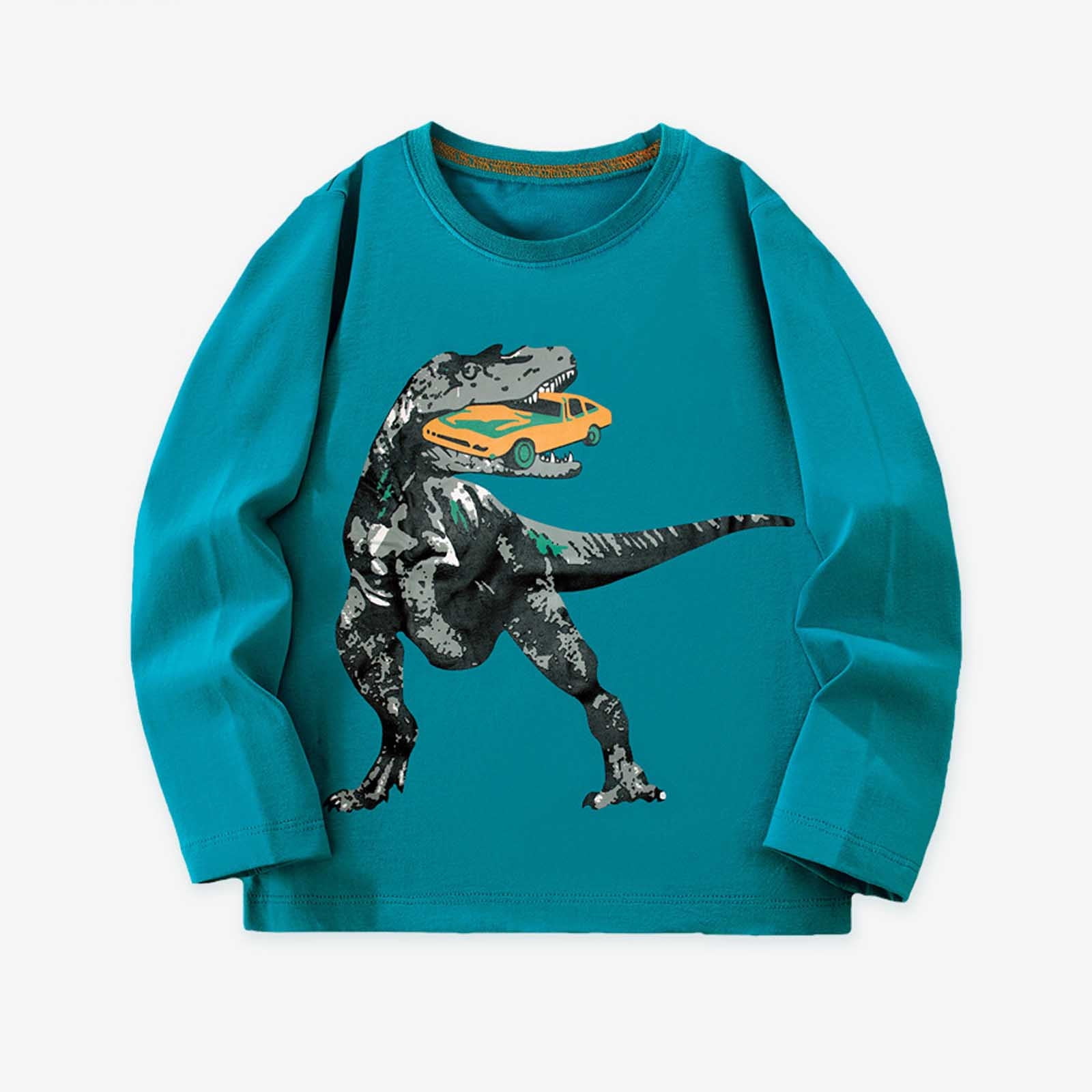 Click here for Dexiang Cute Dinosaur Print Long Sleeve Girls Tops... prices