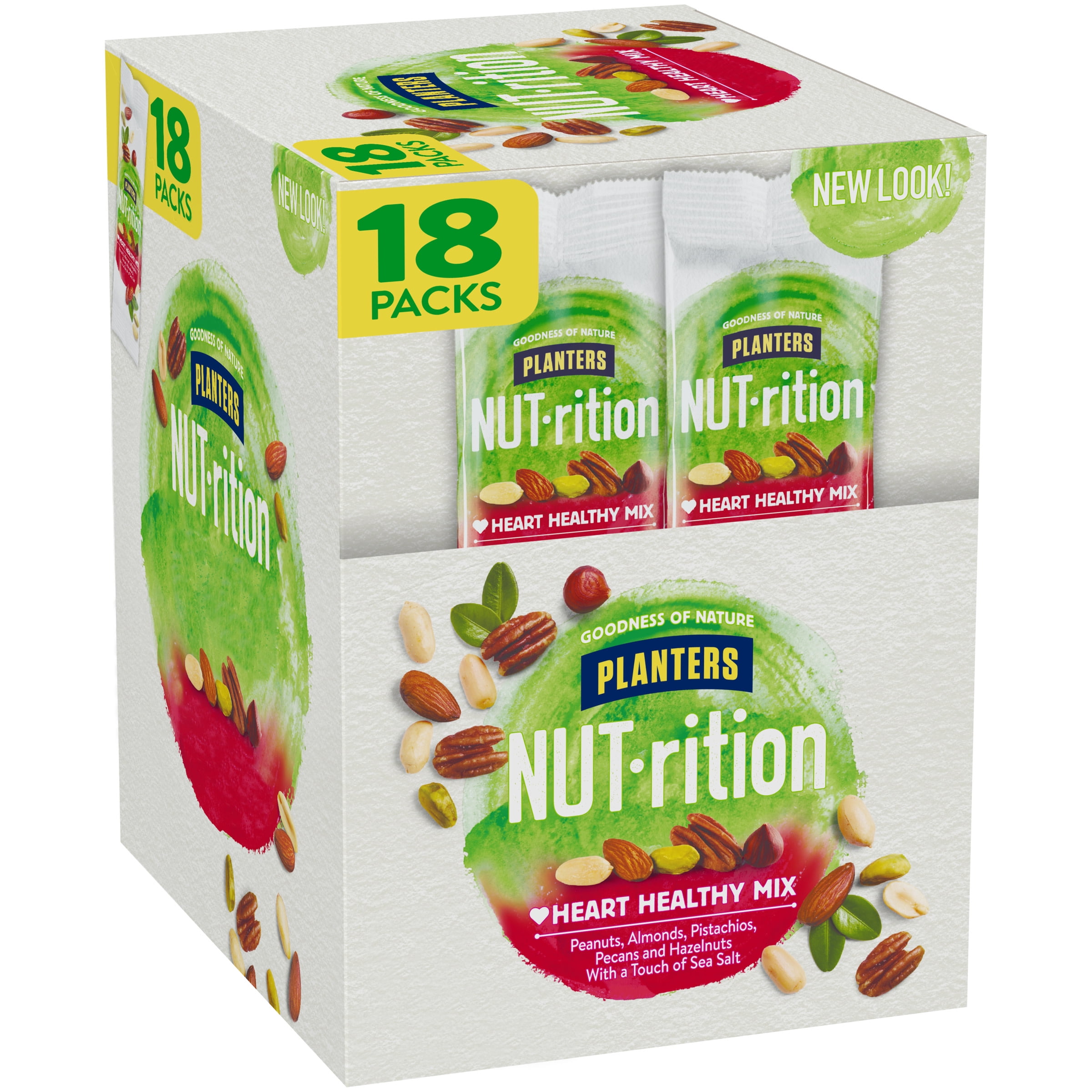 Planters Nut Rition Heart Healthy Mix 18 Ct 15 Oz Bags