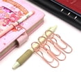 2 Pack - Metal Pen Clip Holder Heart Shaped - Portable Bookmark ...