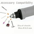 400W Electric Rotary Tool Kit - Adjustable Chuck, 6 Variable Speeds ...