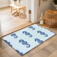 2x3ft Area Rug,Watercolor Marine Life Seahorse Washable Large Rugs Soft ...