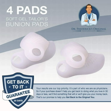 Chiroplax Tailor's Bunion Corrector Pads Bunionette Pain Relief Pinky ...