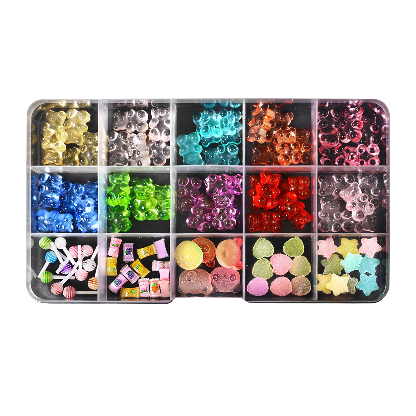 Click here for Hioecau 1 Set 3d Nail Art Charm Assorted Mini Acry... prices