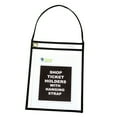 C-Line Shop Ticket Holder with Strap, Black, Stitched, 75", 9 x 12, 15 ...