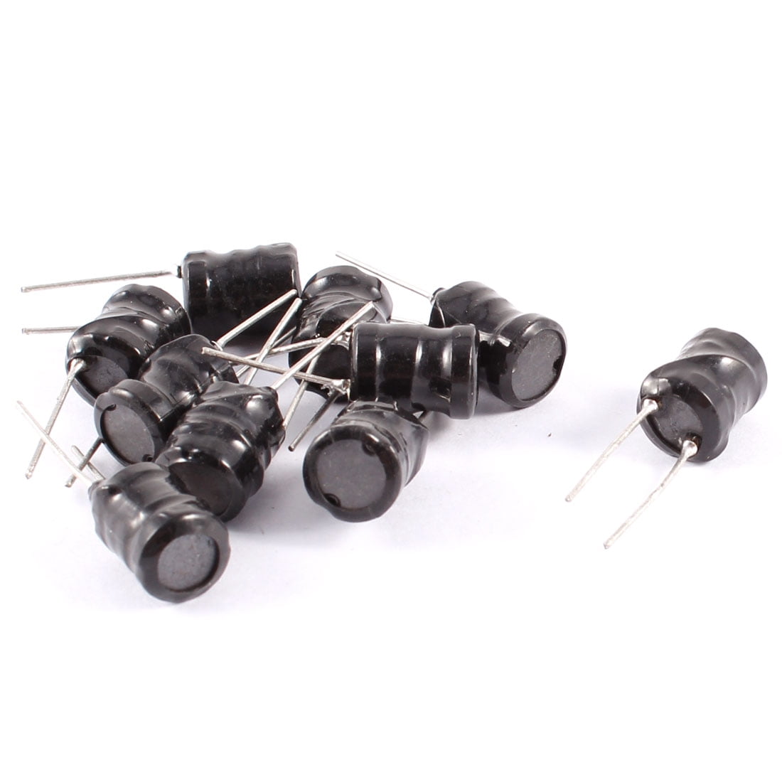 Axial Leaded Power 8x10 8mm x 10mm Connector in Inductors 100uH Black x ...